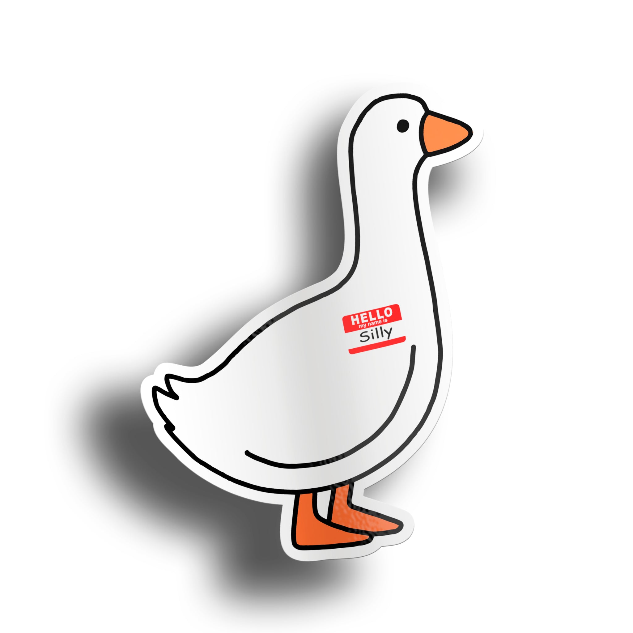 Silly Goose Sticker | High Quality Sticker | Sloke Designs