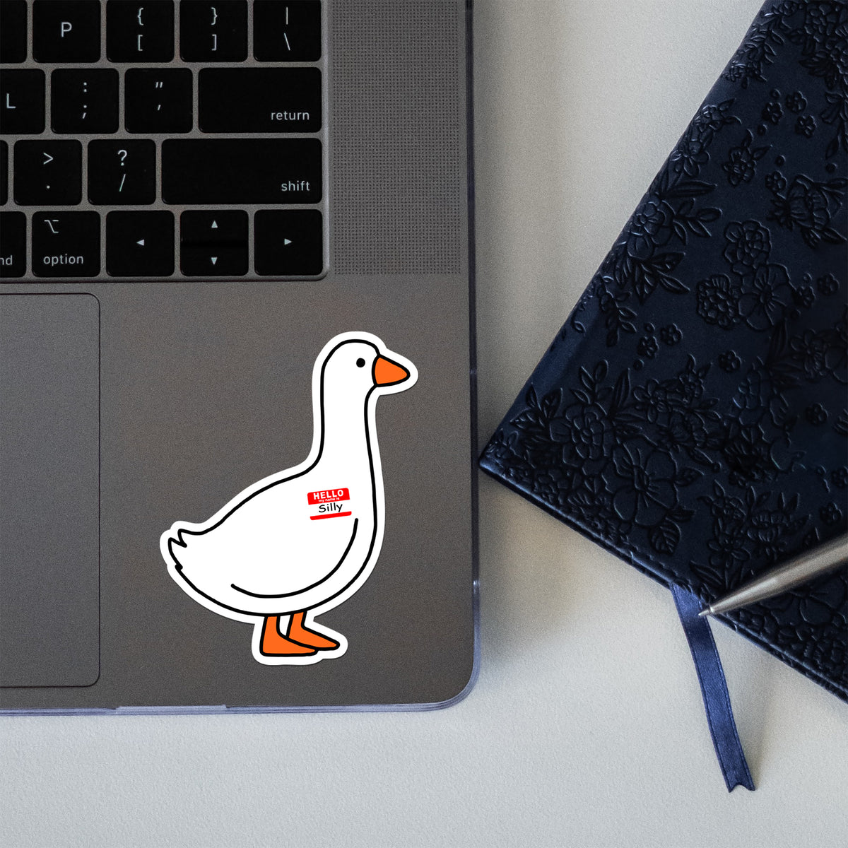 Silly Goose Sticker | High Quality Sticker | Sloke Designs